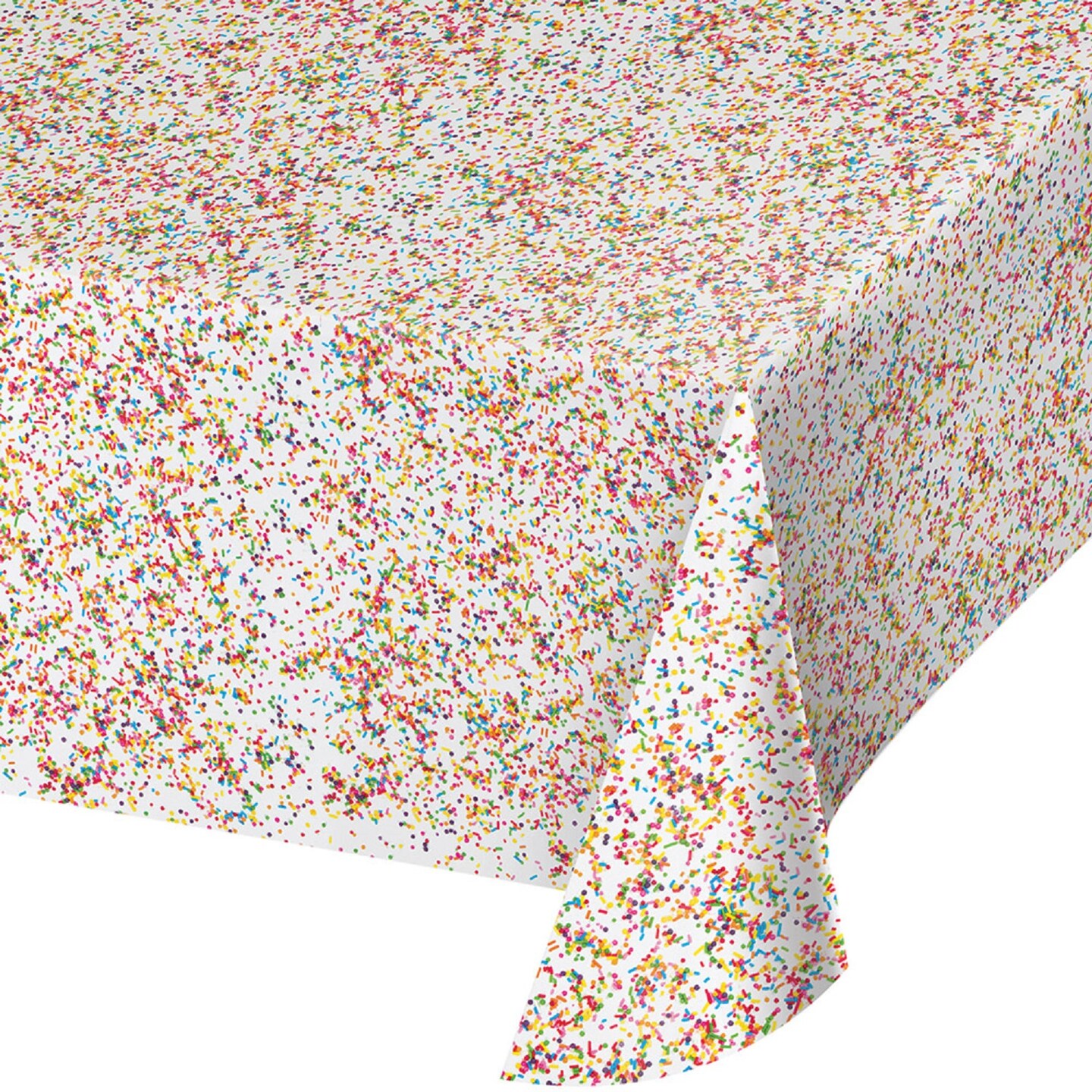 Party Central Pack of 6 Multicolored Sprinkles Disposable Rectangle ...