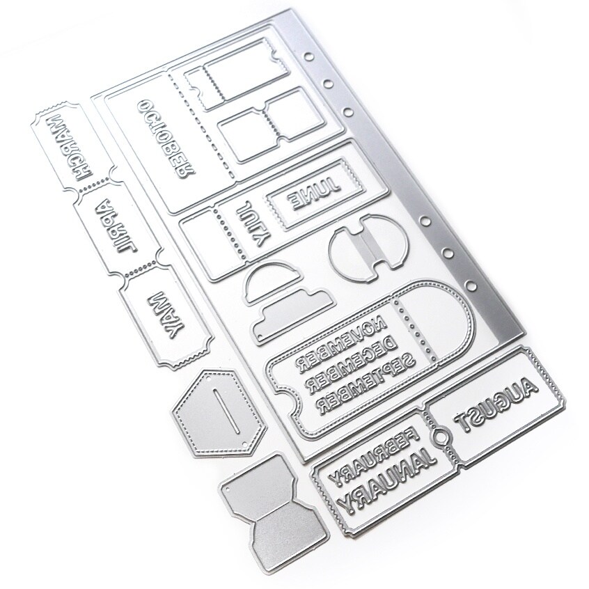 Elizabeth Craft Metal Die-Planner Essentials 56 -Tickets & Tabs | Michaels