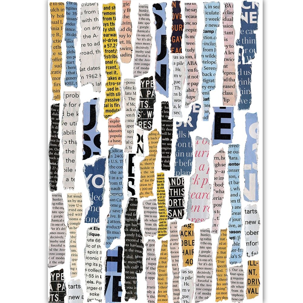 Dress My Craft Transfer Me Sheet A4-Torn Magazines | Michaels