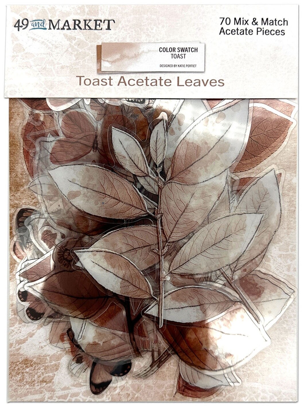 Color Swatch: Toast Acetate Leaves- | Michaels