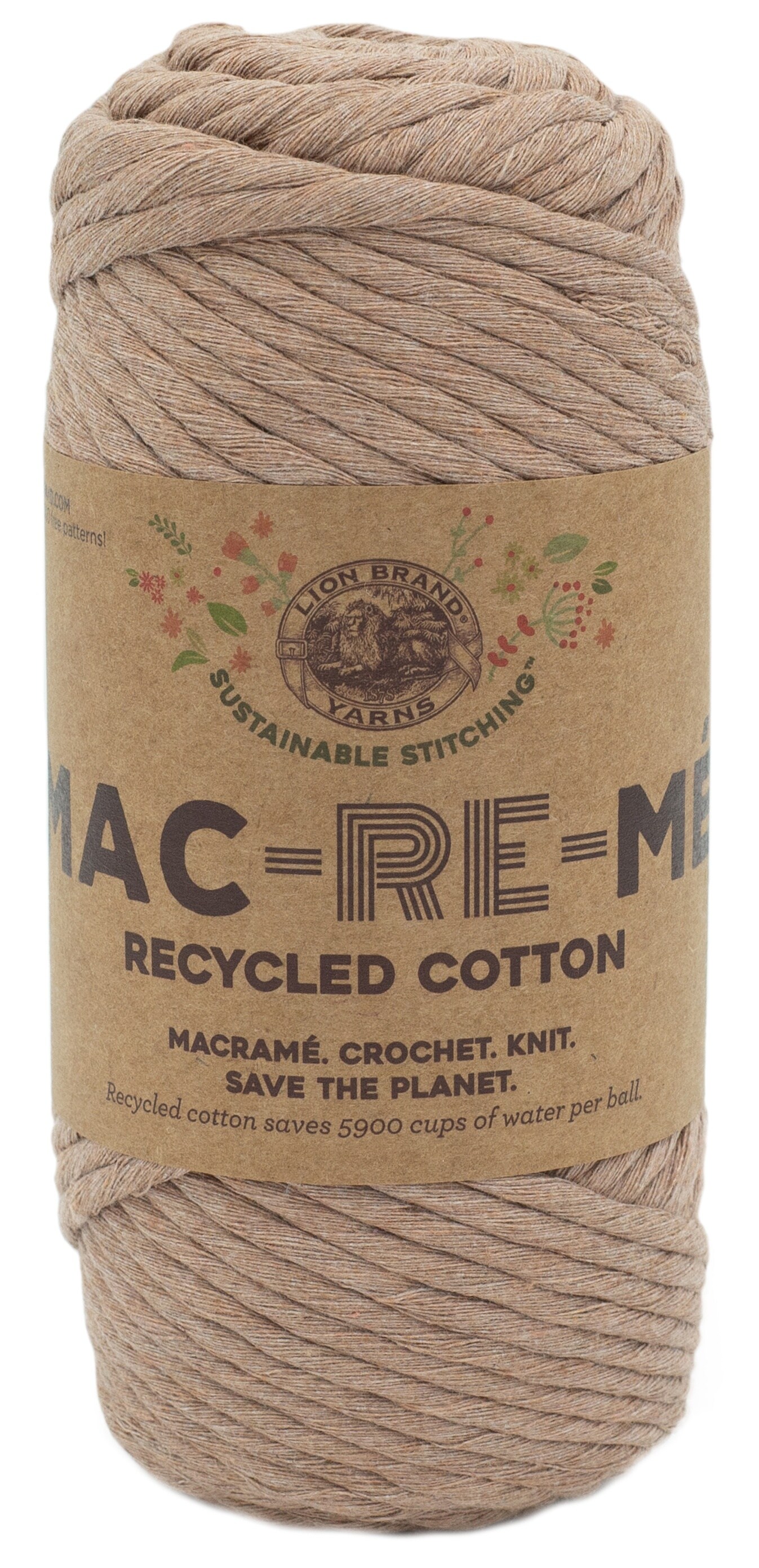 Lion Brand Mac-Re-Me Yarn-Hazelnut | Michaels