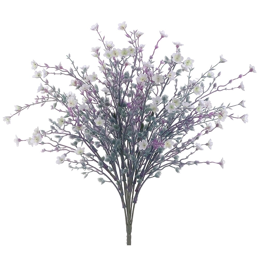 Allstate 19" White and Lavender Mini Star Flower Artificial Bush | Michaels
