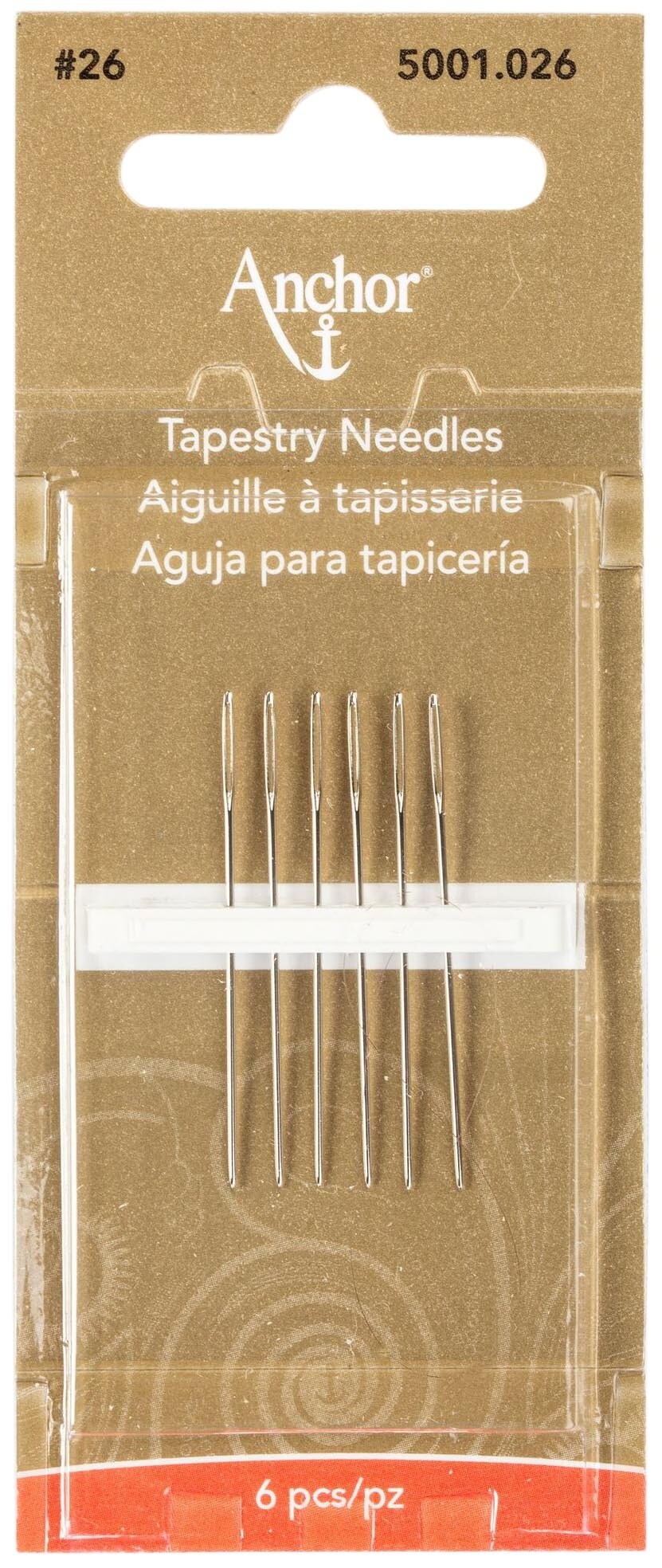 Anchor Tapestry Hand Needles 6/Pkg | Michaels