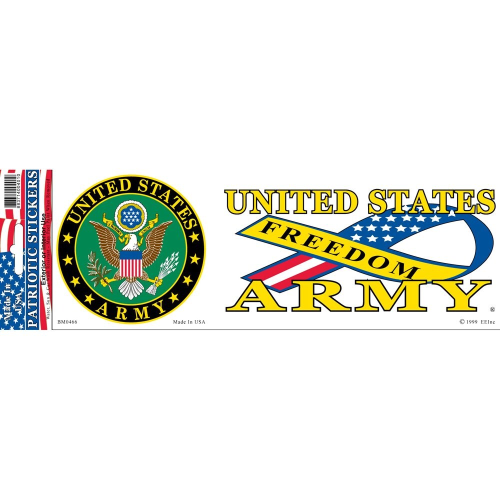 United States Army Enduring Freedom Bumper Sticker 3-1/4"X9" | Michaels