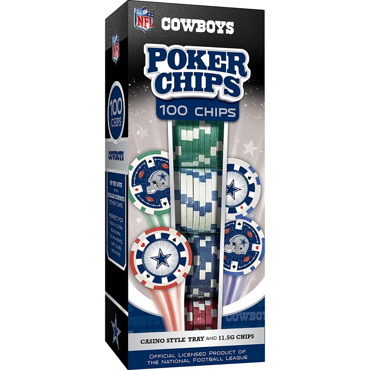 Dallas Cowboys 100 Piece Poker Chips | Michaels