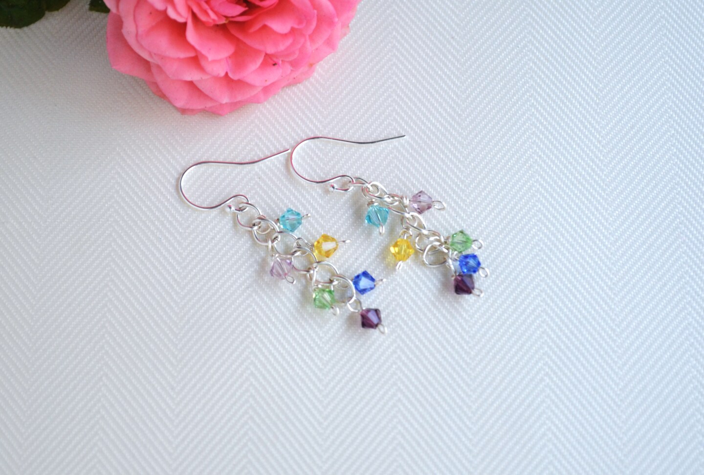 Swarovski Crystals Earrings Dangle Earrings Fashion Jewelry Elegant Crystal Earrings Party Earrings Sparkling Jewelry Chick Style For Her MakerPlace by Michaels