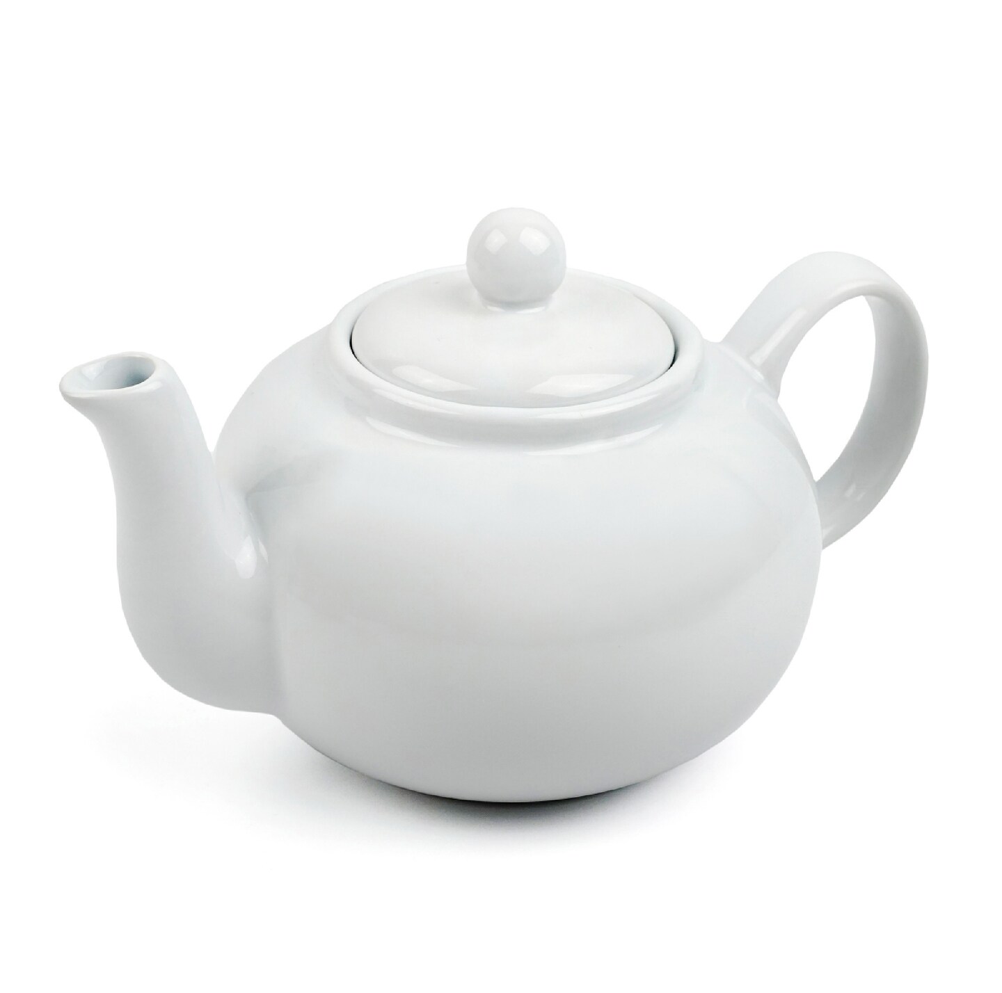 Contemporary Home Living Solid Stoneware Teapot - 6" - White | Michaels