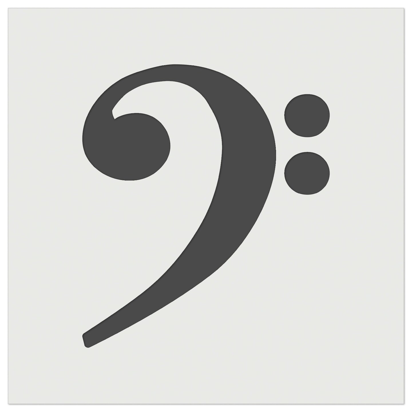 Bass Clef Music Wall Cookie DIY Craft Reusable Stencil | Michaels