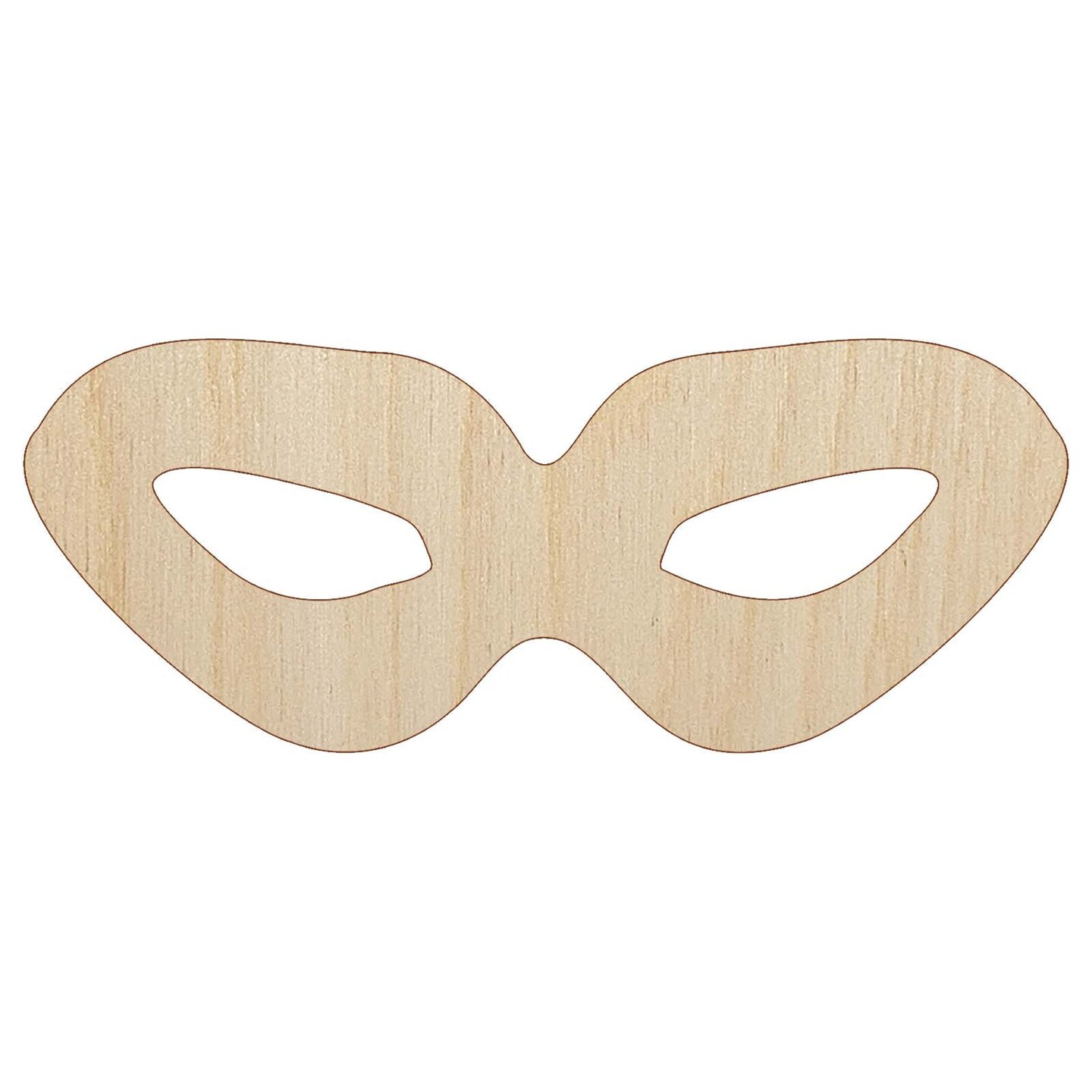 Thief Mask Crime Icon Unfinished Wood Shape Piece Cutout for DIY Craft ...