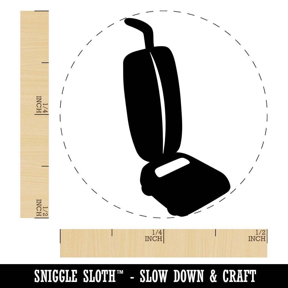 Upright Vacuum Cleaner Cleaning Self-Inking Rubber Stamp for Stamping ...