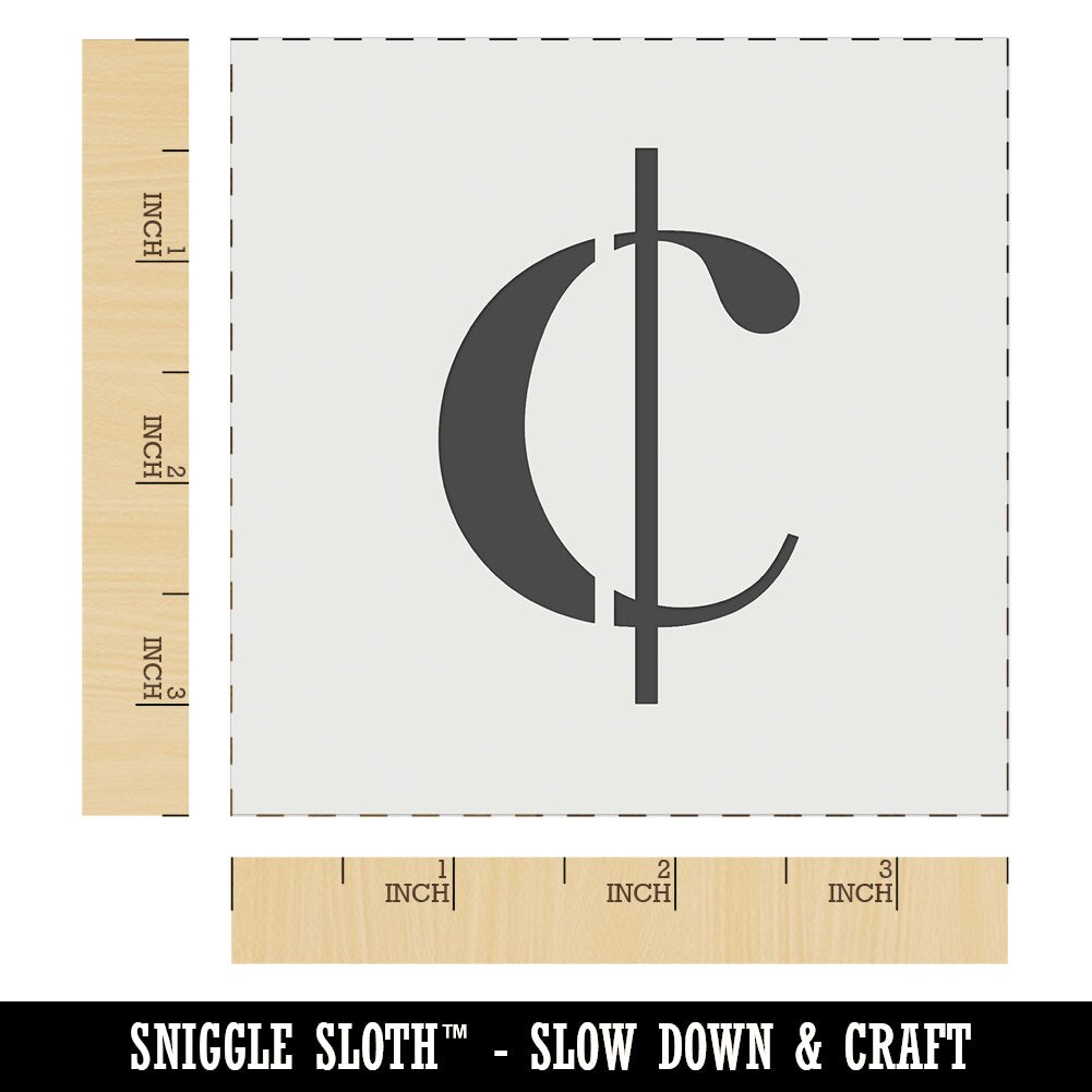 Cents Symbol Wall Cookie DIY Craft Reusable Stencil | Michaels