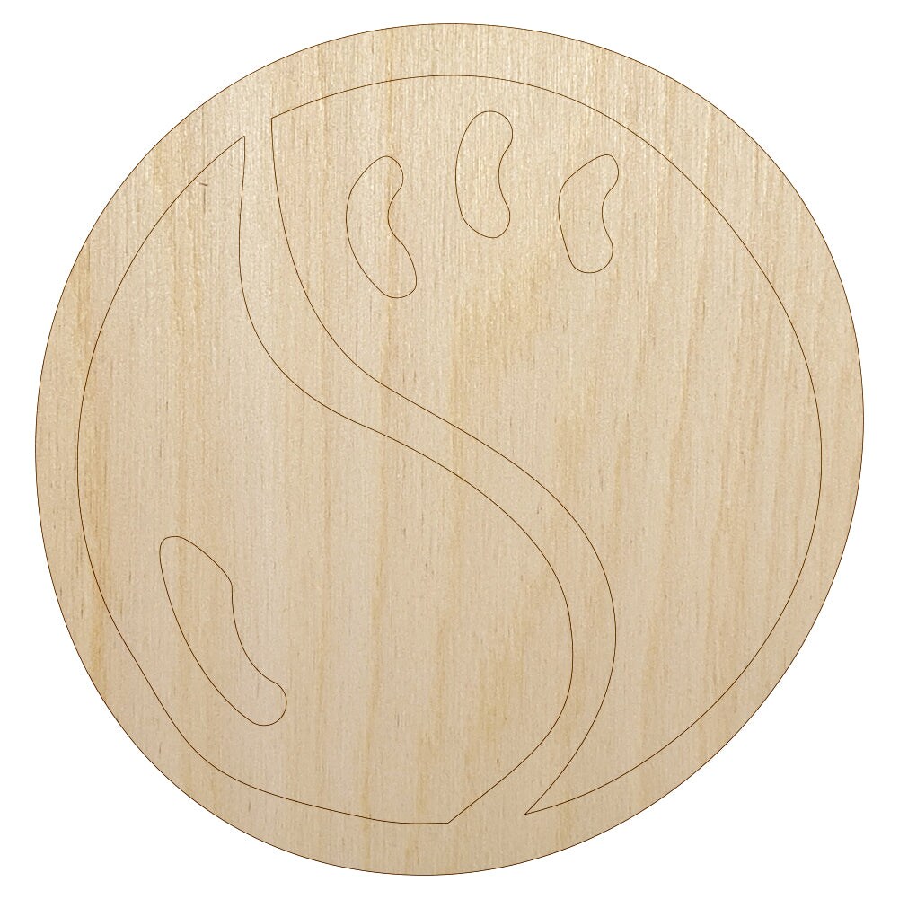 Tennis Ball Cute Unfinished Wood Shape Piece Cutout for DIY Craft ...