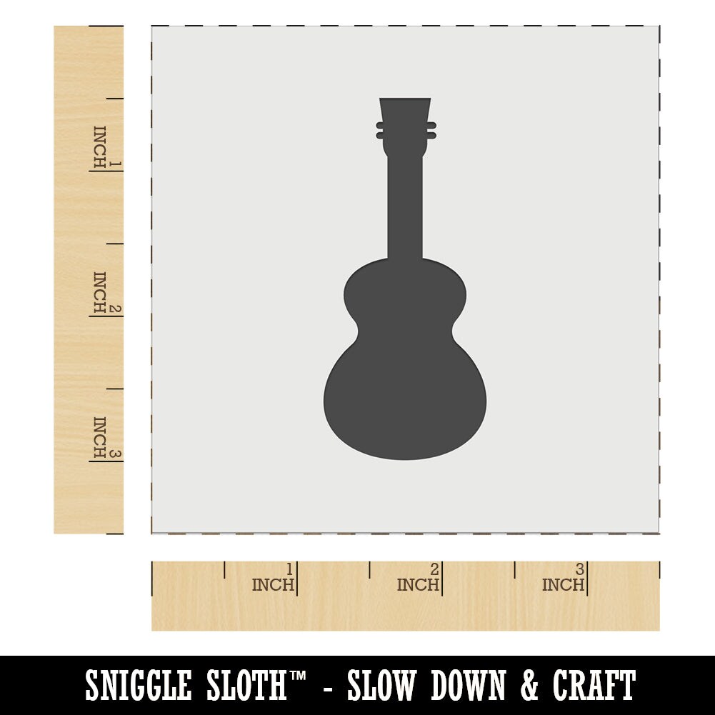 Ukulele Solid Wall Cookie DIY Craft Reusable Stencil | Michaels