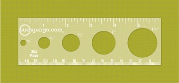 Sue Spargo 6" Circle Ruler | Michaels
