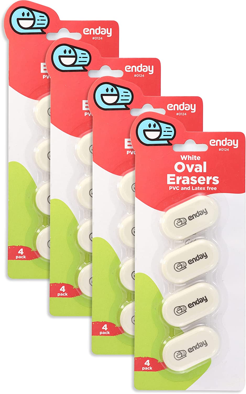 Enday Oval Eraser White 4 Pack | Michaels