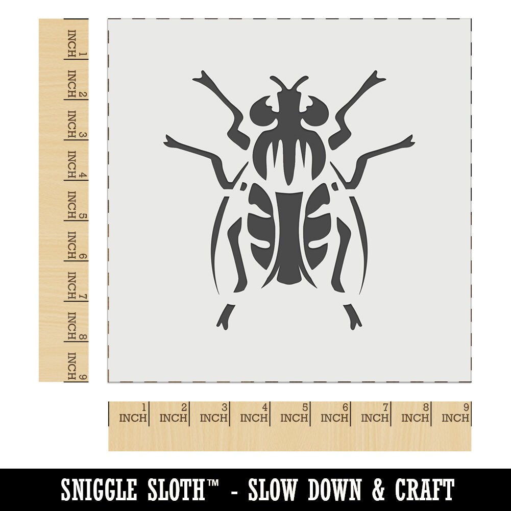 House Fly Flies Insect Pest Bug Wall Cookie DIY Craft Reusable Stencil ...