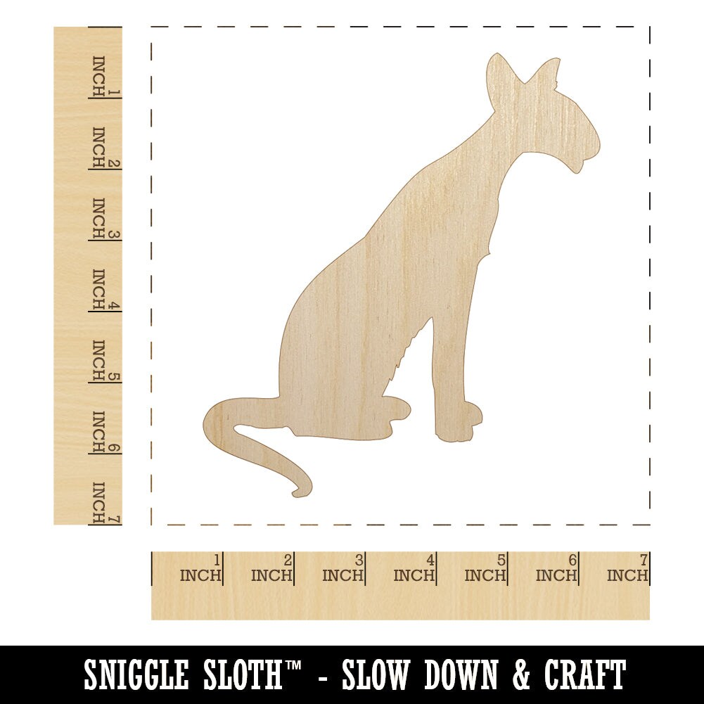 Siamese Cat Solid Unfinished Wood Shape Piece Cutout for DIY Craft ...