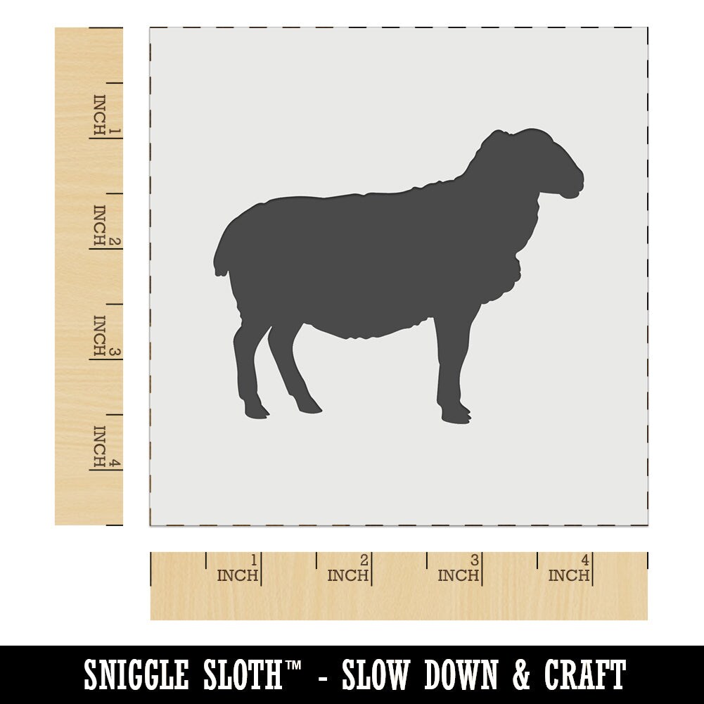 Solid Sheep Farm Animal Wall Cookie DIY Craft Reusable Stencil | Michaels