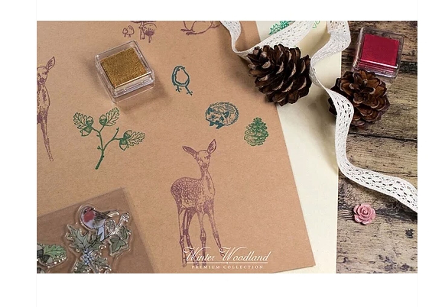 Craft Consortium Winter Woodland - Clear Stamp Set | Michaels