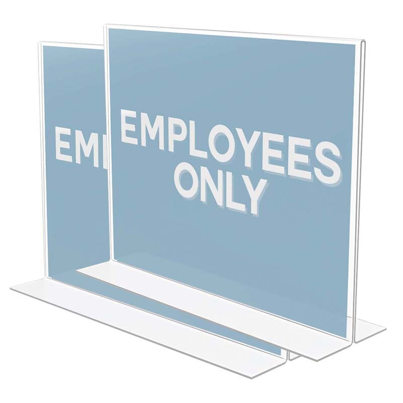 Classic Image® Stand-Up Sign Holder, Landscape, Pack of 2 | Michaels