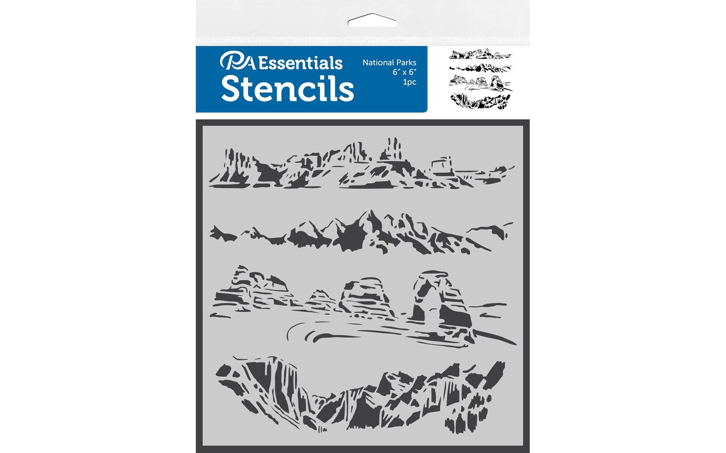 PA Essentials Stencil National Parks for Painting on Wood, Canvas ...