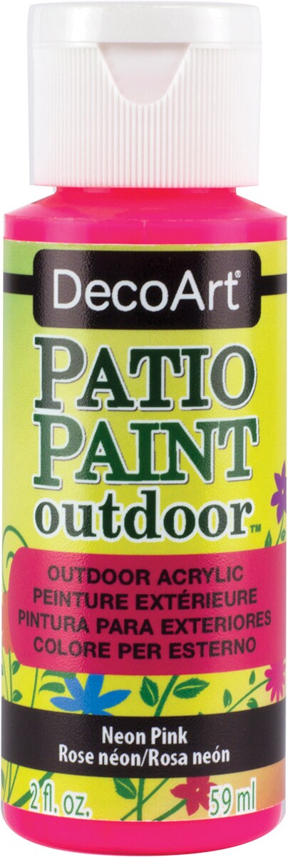DecoArt Patio Paint 2oz-Neon Pink | Michaels