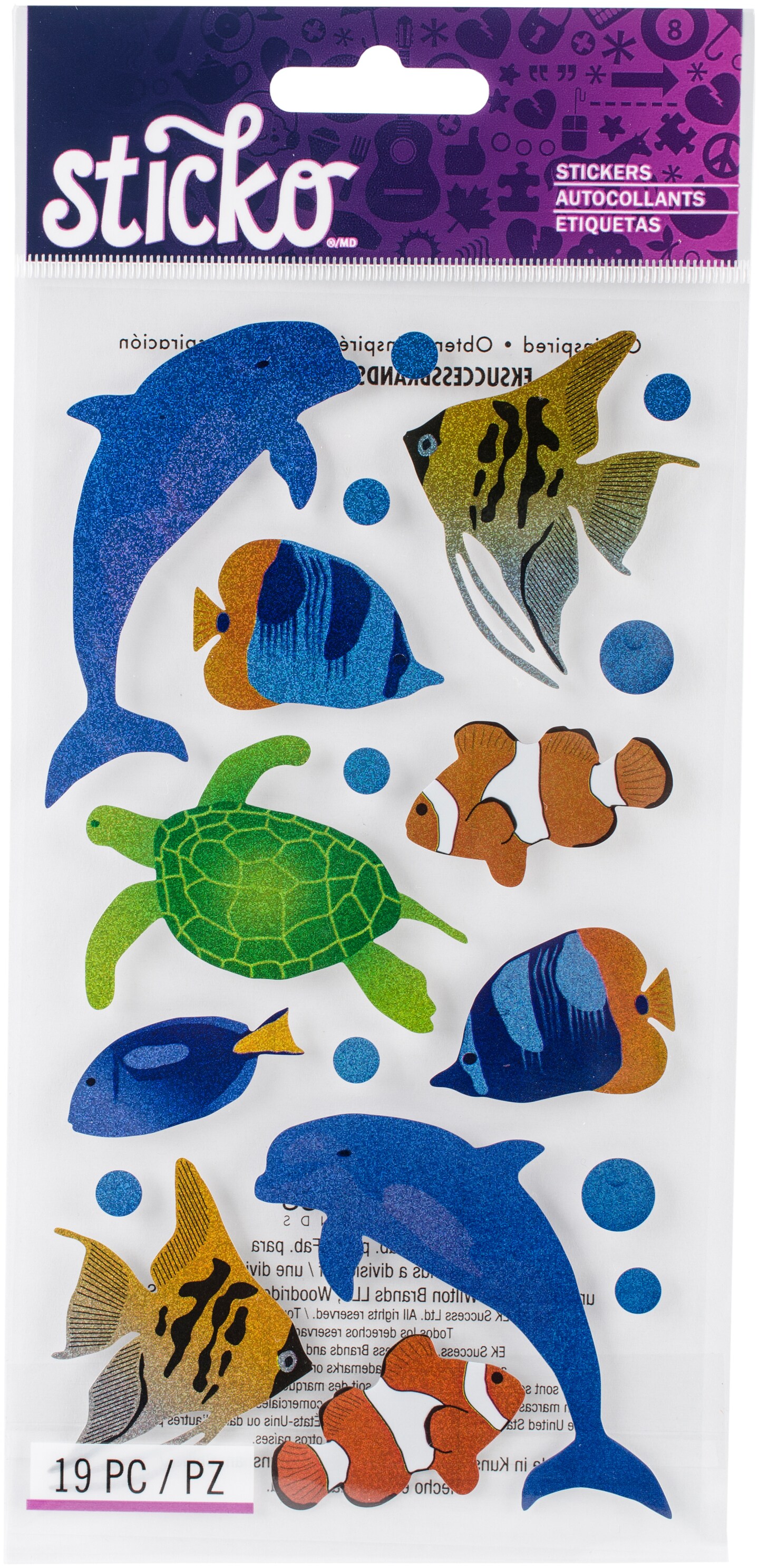 Sticko Stickers-Sea Animals Metallic | Michaels