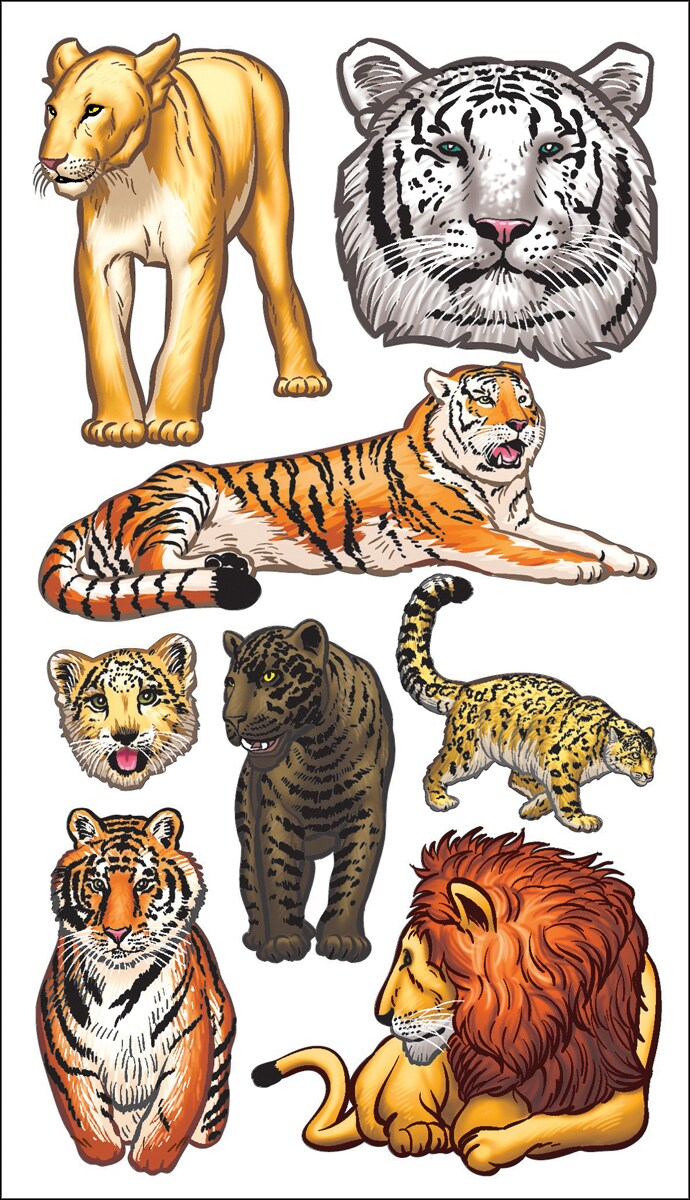Sticko Stickers-Big Cats | Michaels