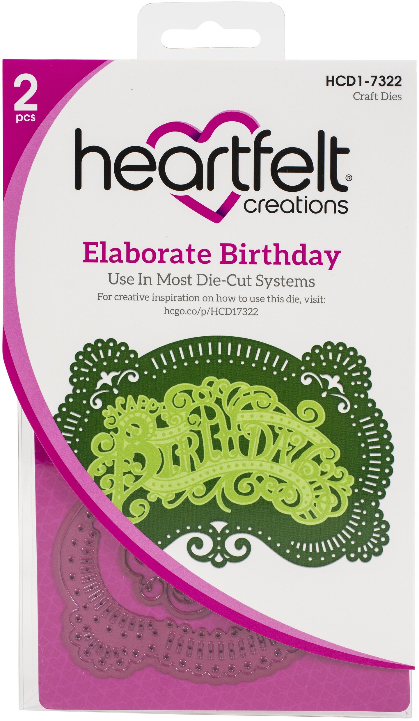 Heartfelt Creations Cut & Emboss Dies-Elaborate Birthday | Michaels