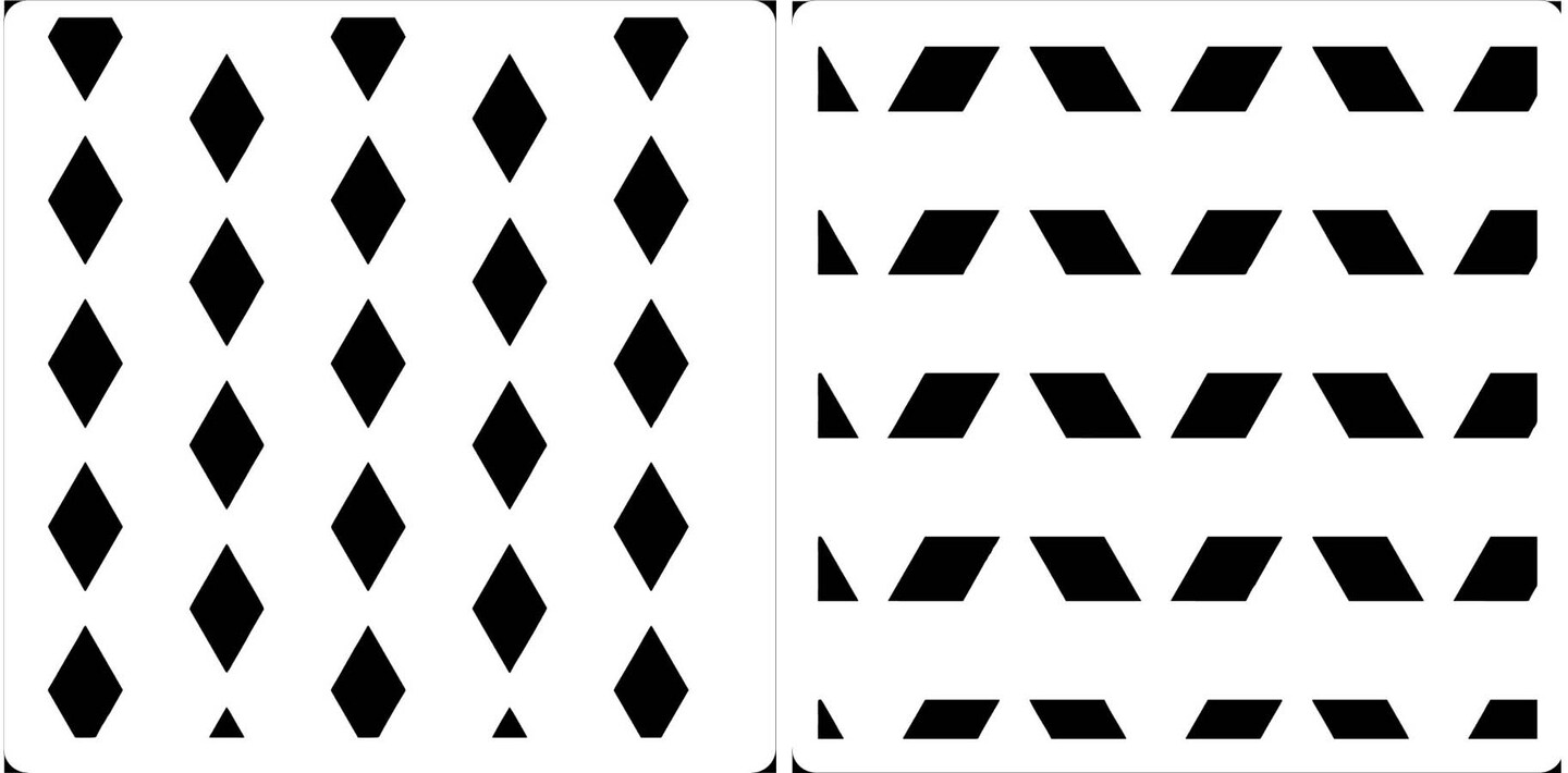 Maker Forte Stepped Cubes Add On Stencil By Hedgehog Hollow-3D Cubes ...