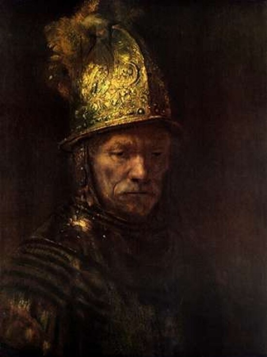 Man With Gold Helmet Poster Print by Rembrandt Van Rijn - Item ...