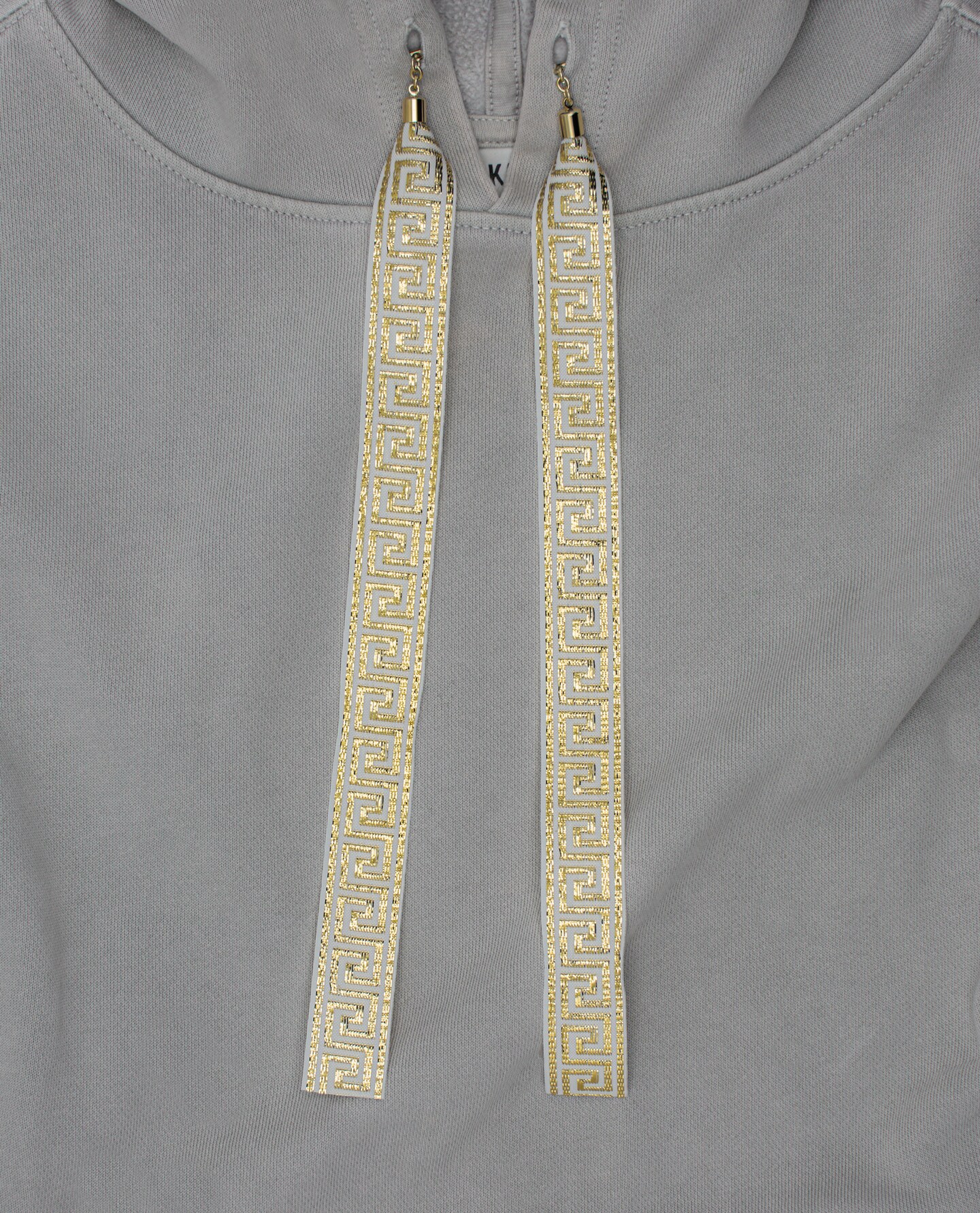 Decorative Hoodie Strings, Shoe Charms | White and Gold Metallic ...