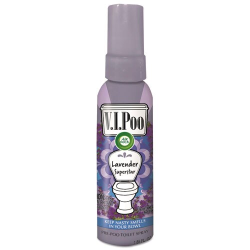 Reckitt Benckiser V.I.Poo Pre-Poo Toilet Spray, Lavender Superstar, 1.9 ...