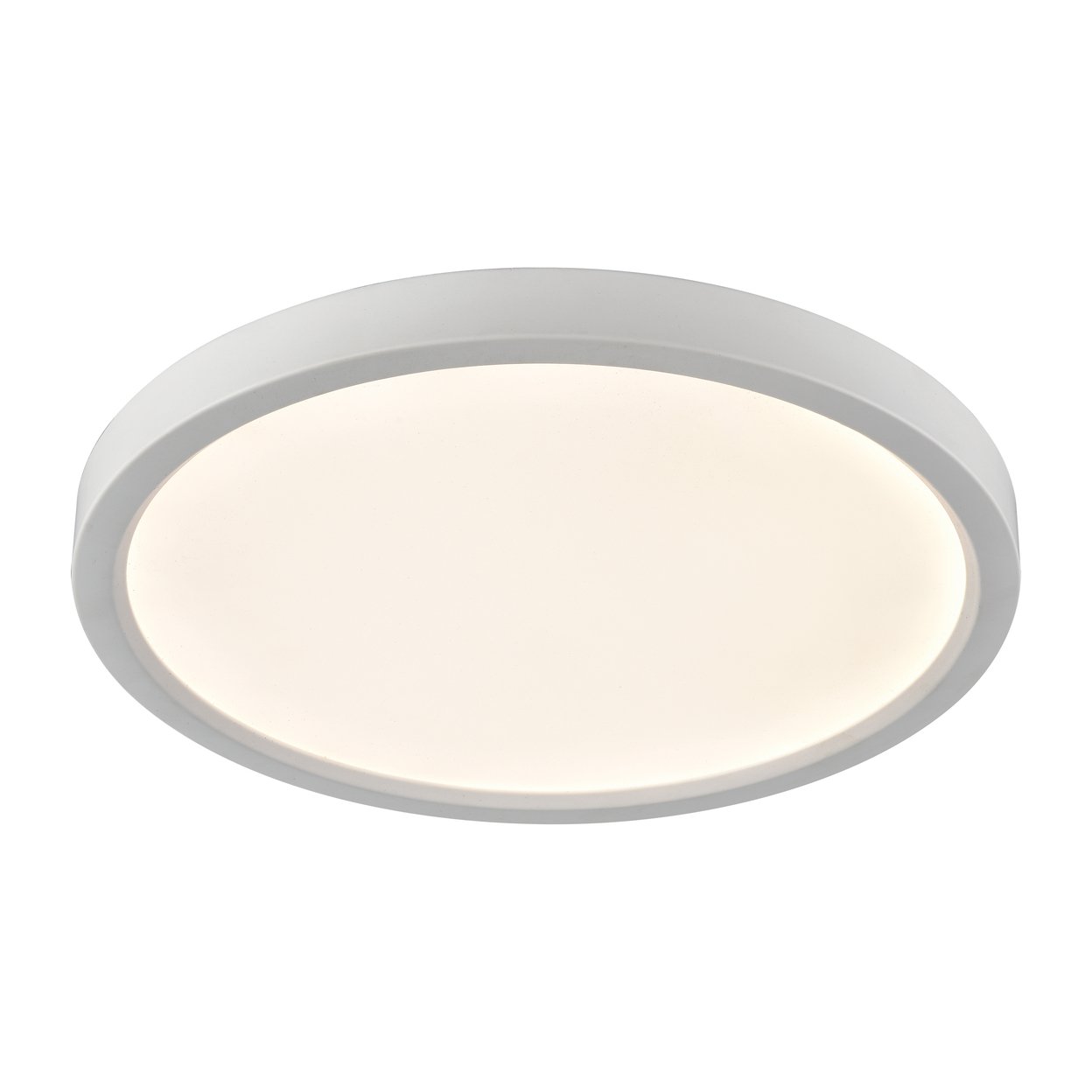 Titan 13 Wide Integrated Led Round Flush Mount - White | Michaels