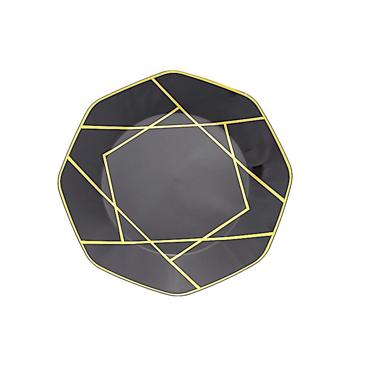 10 Inches Octagon Disposable Geometry Plates | Michaels