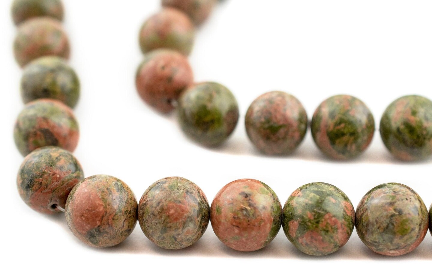 TheBeadChest Round Unakite Beads (15mm) | Michaels