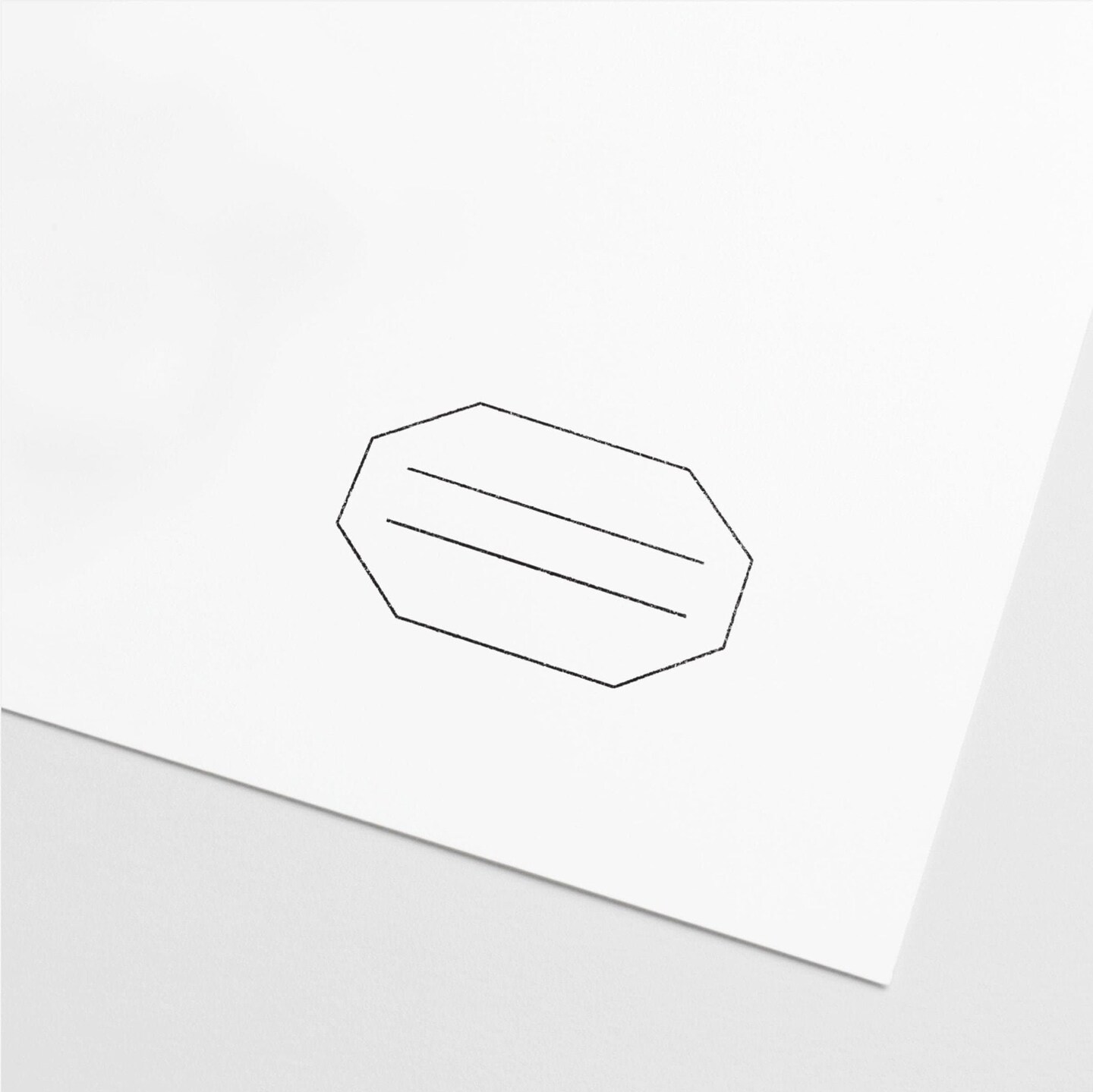 Polygon Badge Stamp, Blank Stamp, | Michaels