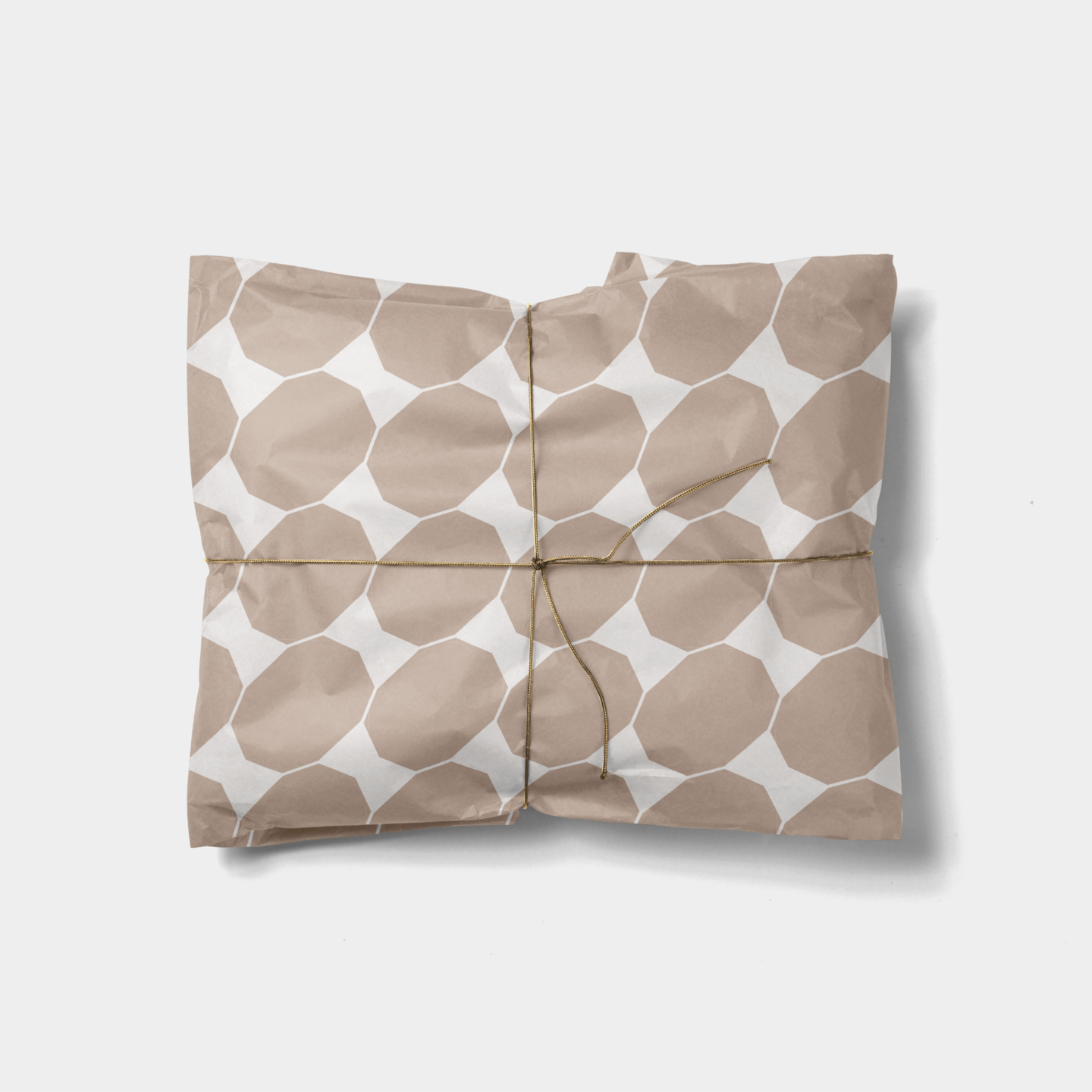 Neo Shape Gift Wrap, Beige | Michaels