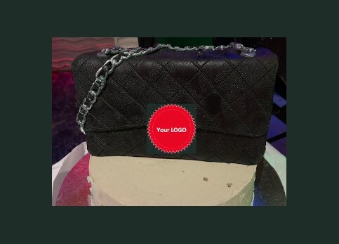 Shoulder bag Fondant cake toppers. Birthday, bridal, shower ...