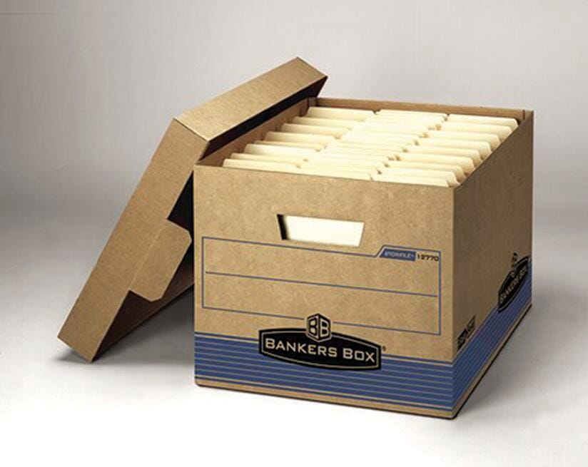 Bankers Box Stor/File Basic-Duty File Storage Box, 10 x 12 x 15 Inches ...