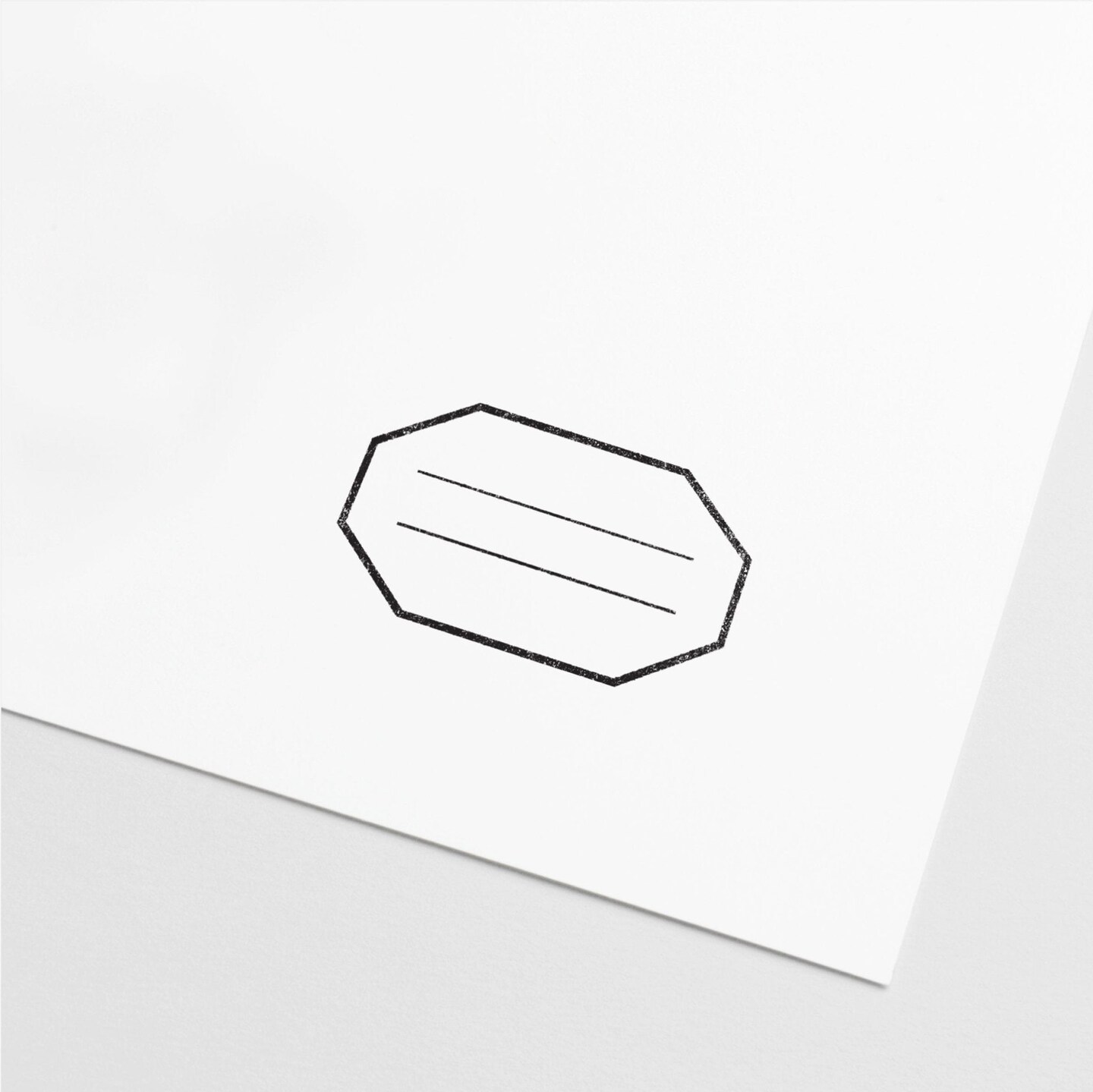 Polygon Badge Stamp, Blank Stamp, | Michaels