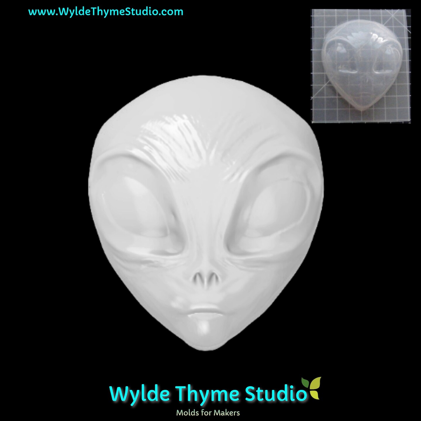 Alien Mold - 3.85" Chocolate Mold | Soap Mold | Resin Mold | Craft Mold ...