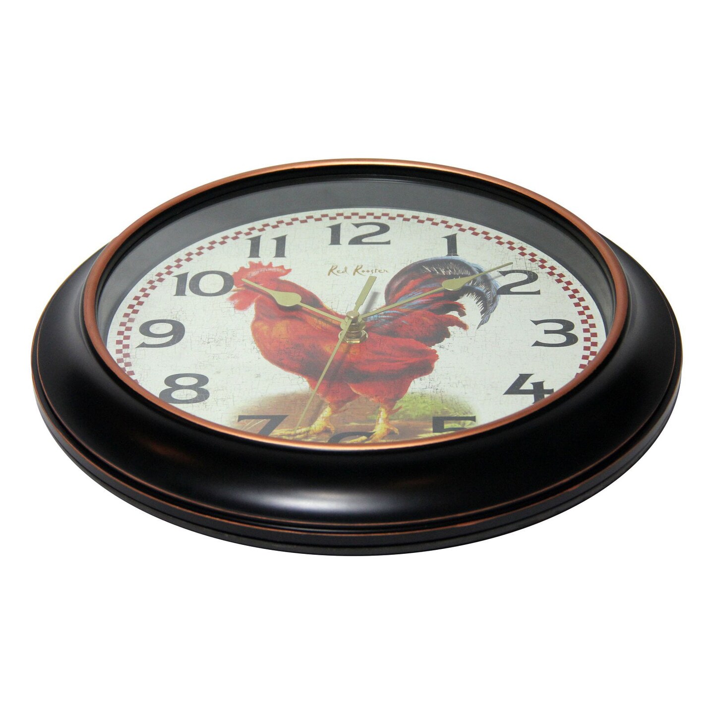 Infinity Instruments Rotterdam 12" Silent Rooster Wall Clock | Michaels