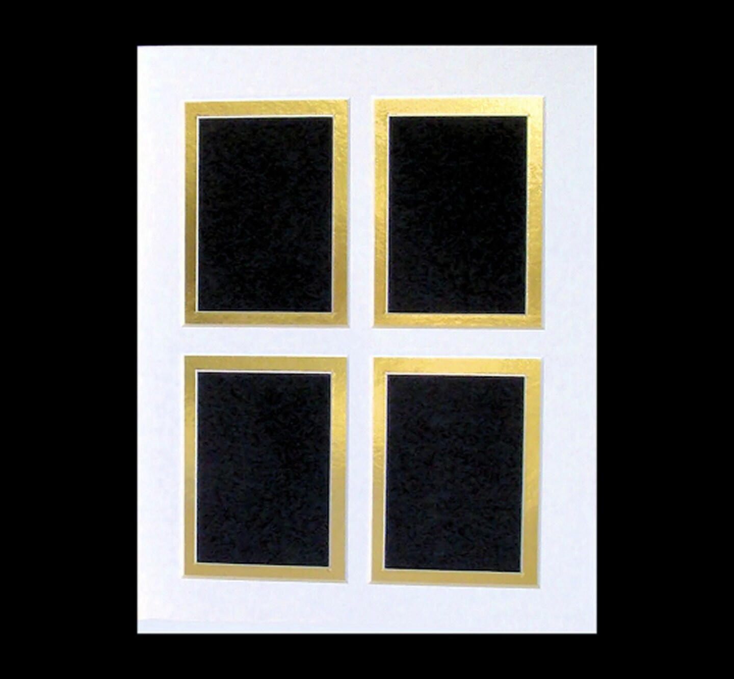 Picture Framing Mat forTrading Cards ACEO Double Matting with 4 ...