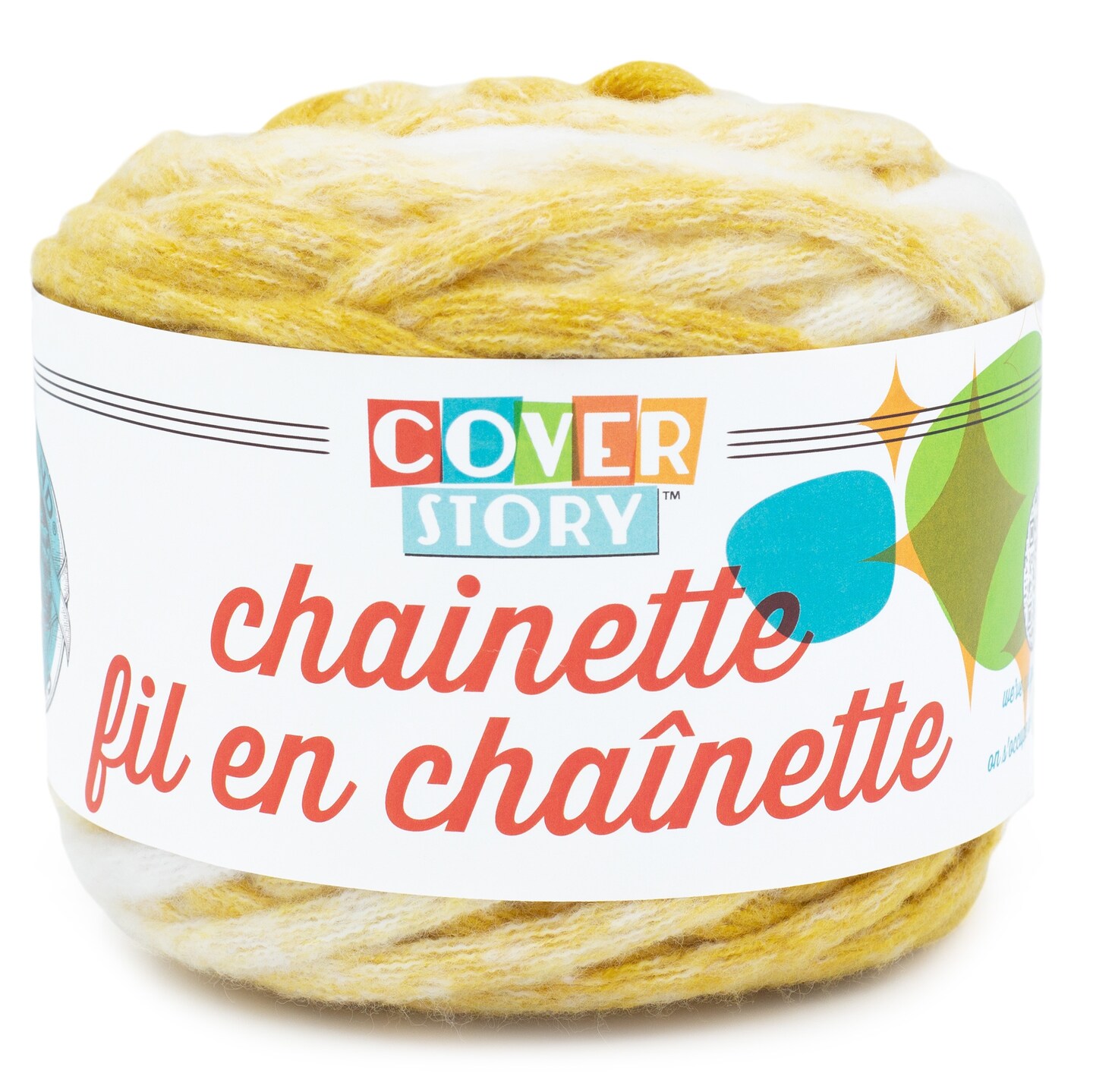 Lion Brand Cover Story Chainette Yarn-Mustard | Michaels