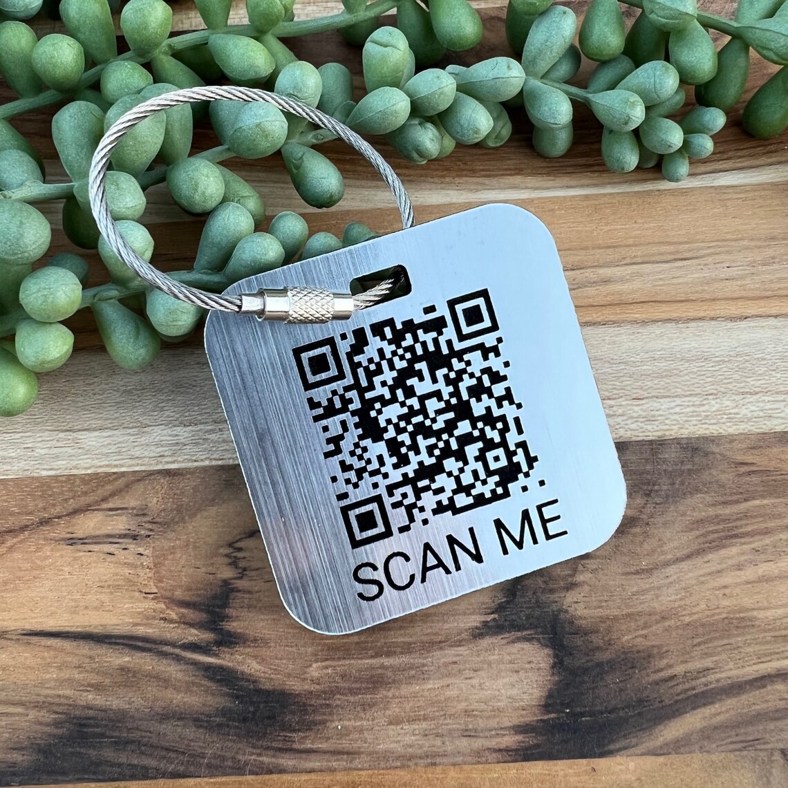QR Code Keychain, Personalized Scan Luggage Tag, Personalized Backpack ... QR Code Keychain, Personalized Scan Luggage Tag, Personalized Backpack ...