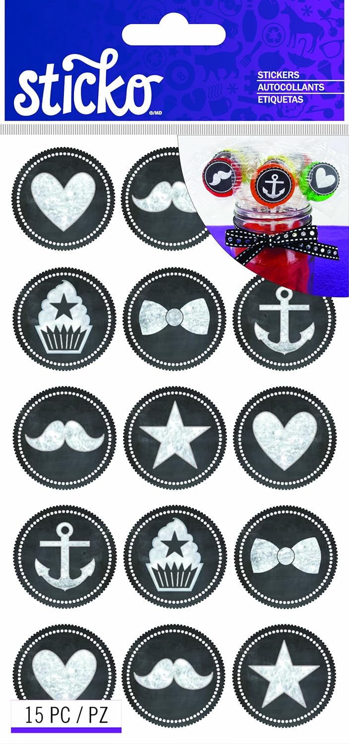 Sticko Party Icons Stickers | Michaels