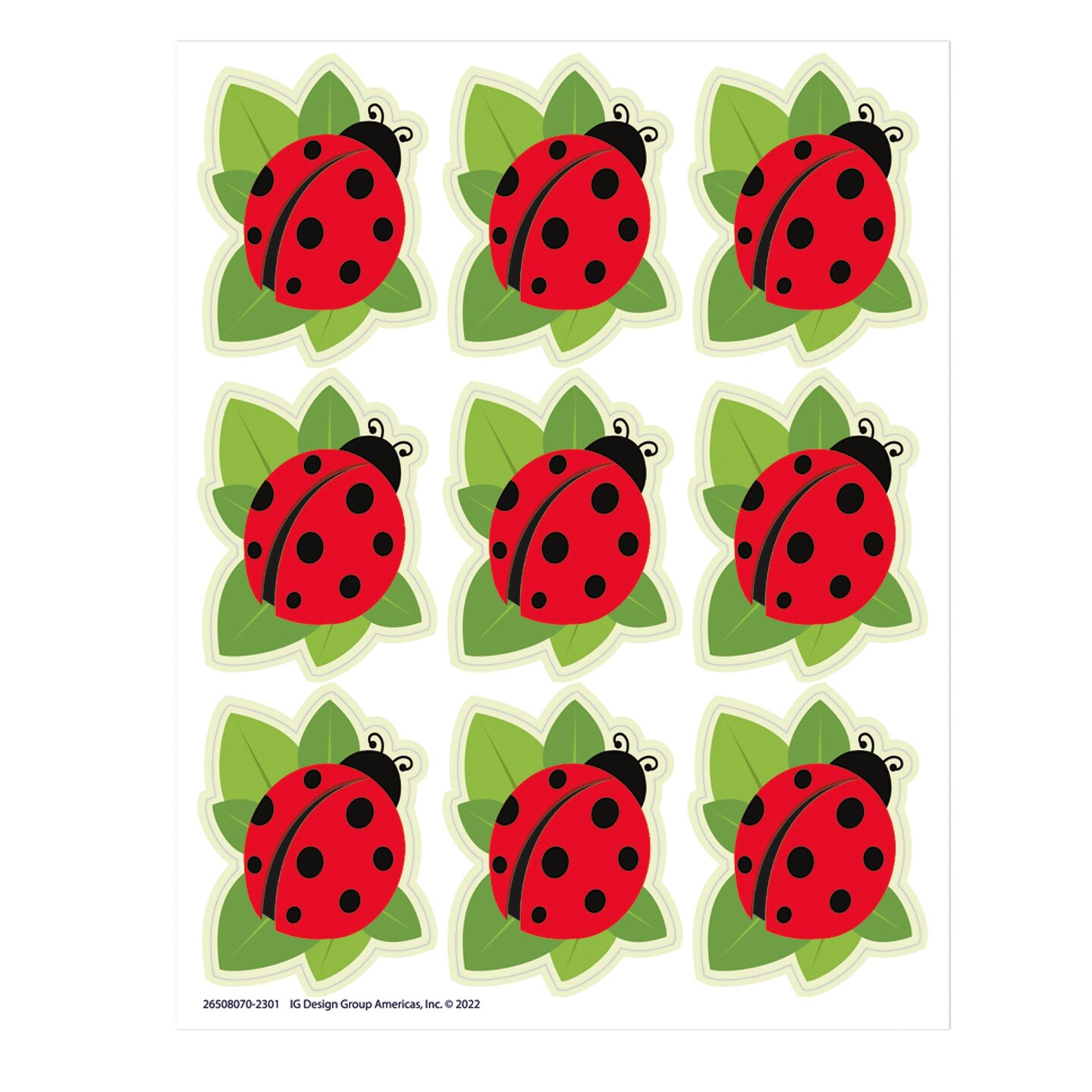 Ladybugs Giant Stickers, 36 Per Pack, 12 Packs | Michaels