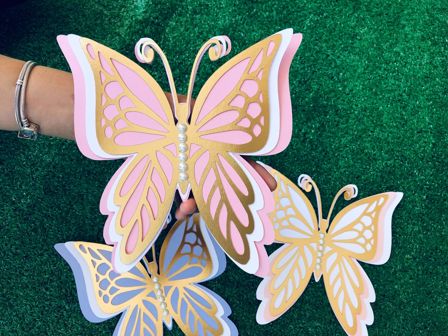 Set of 6 Pcs 3D butterfly for birthday decorations, wall art table ...