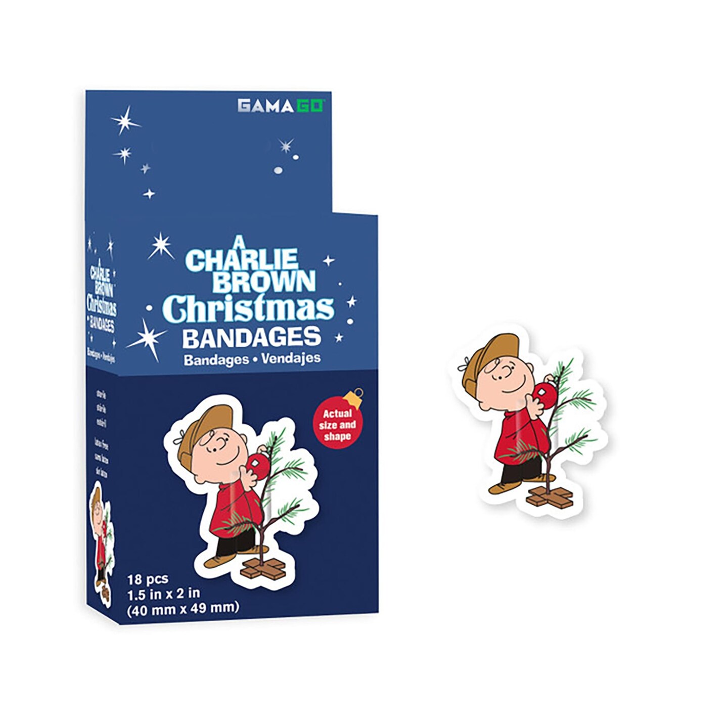 Peanuts A Charlie Brown Christmas Adhesive Bandages | Set of 18 | Michaels